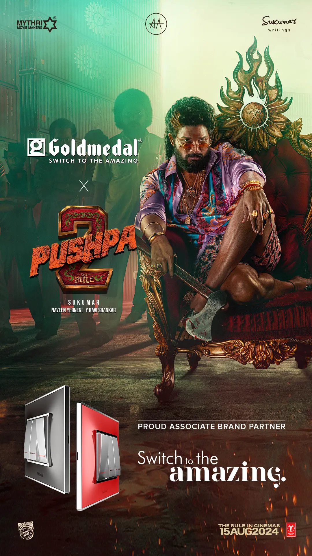 Goldmedal joins forces with highly anticipated sequel Pushpa 2 - TVW ...